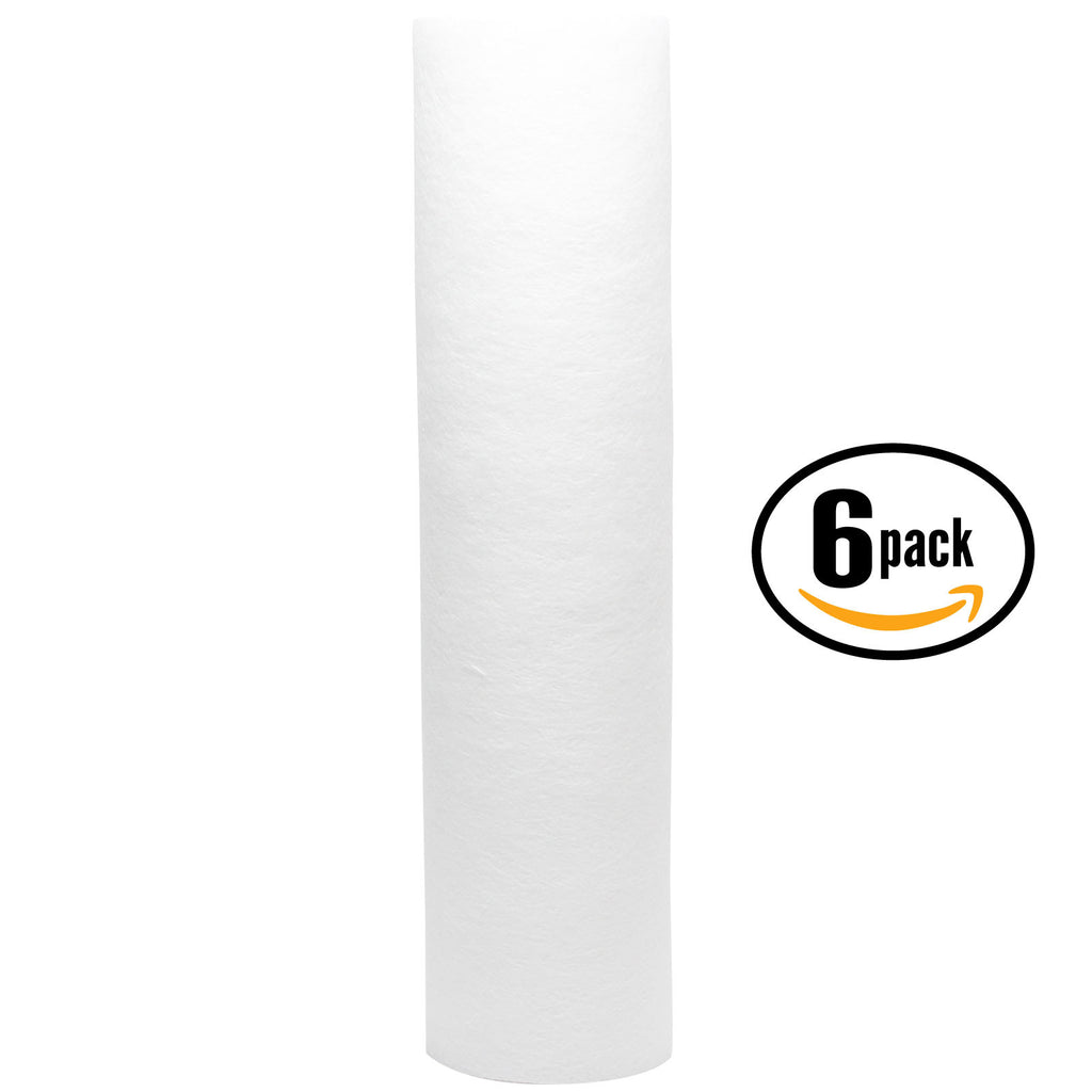 6-Pack Replacement Filter Compatible with PurePro G-107MA Polypropylen ...